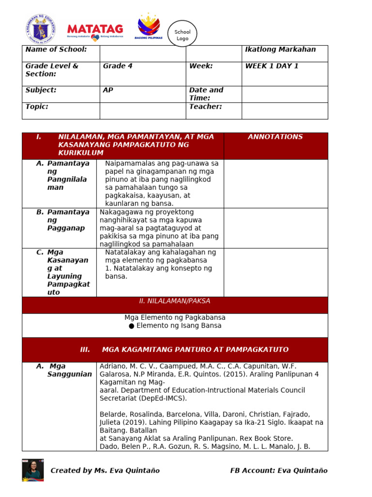 AP4-Q3-W1-DAY1 | PDF