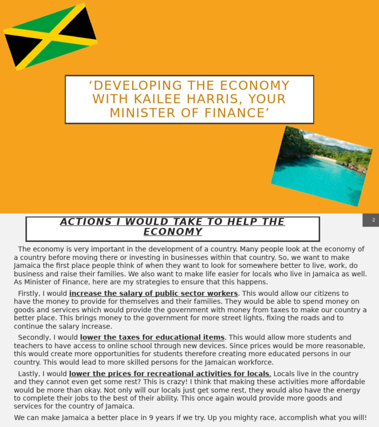 Minister of Finance - Social Studies Nov 2021 | PDF