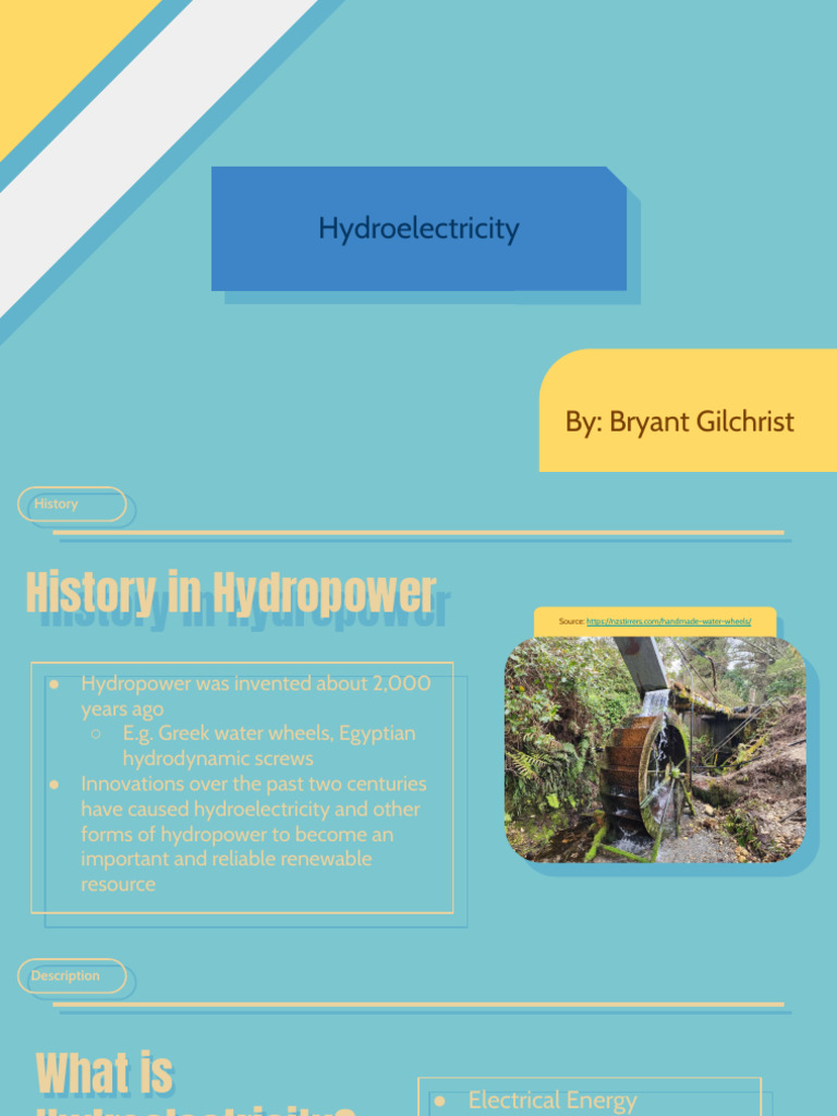 Hydroelectricity Slideshow | PDF | Hydroelectricity | Water