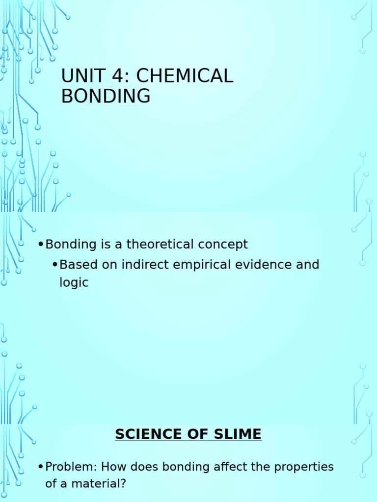 Understanding Chemical Bonding Basics | PDF | Chemical Bond | Valence ...