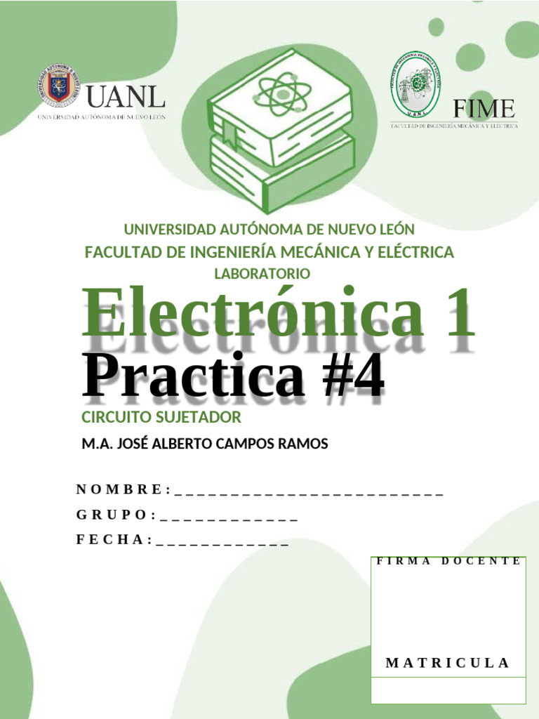 Practica 4 - Circuito Sujetador M | PDF