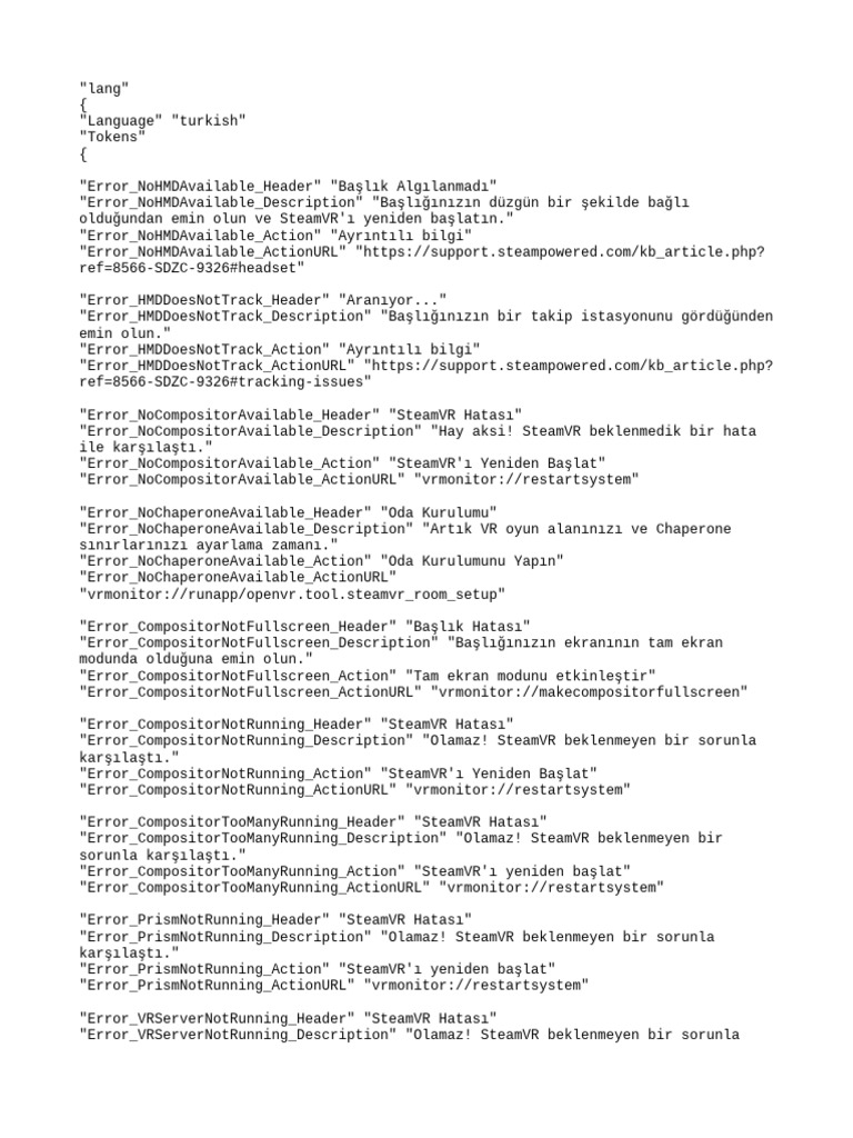 vrmonitor_errors_turkish | PDF