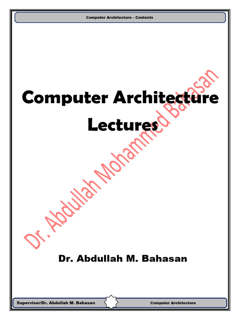 Chapter1 - Introduction of Digital Computer - 100002 | PDF | Digital Electronics | Computing