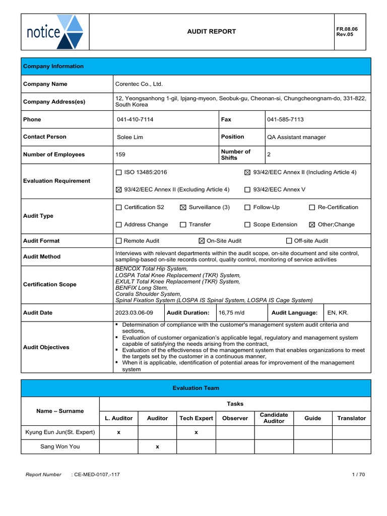 QMSR (R5) - Corentec - 3SA - Combined | PDF | Quality Management System ...