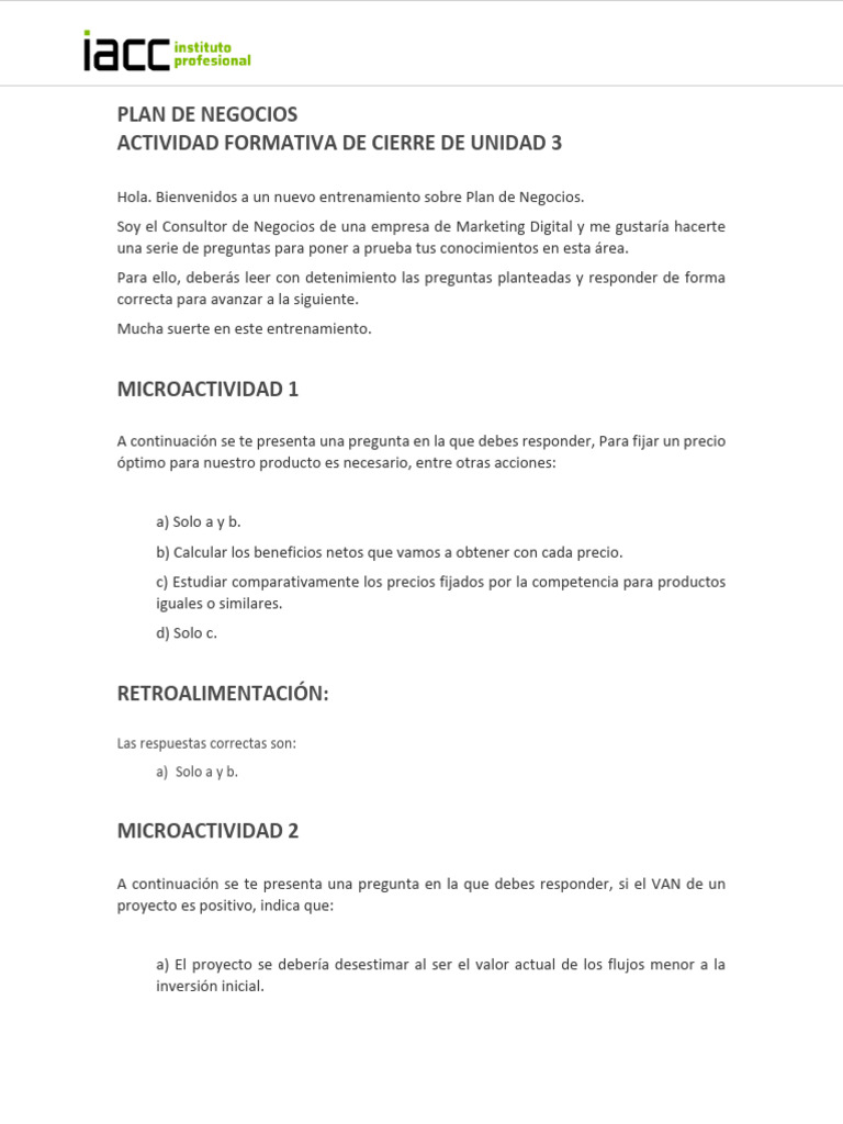 S8 - Actividad - Formativa - Acc - Unidad Iii - Plang1103 | PDF
