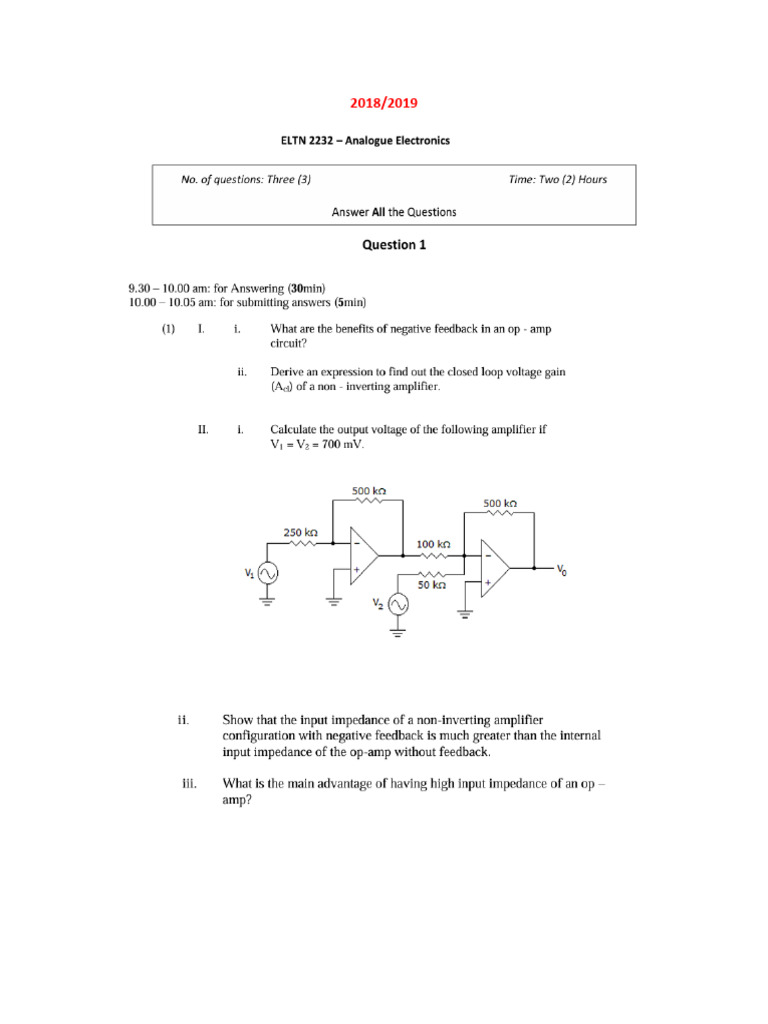 Analouge 2018-2019 | PDF