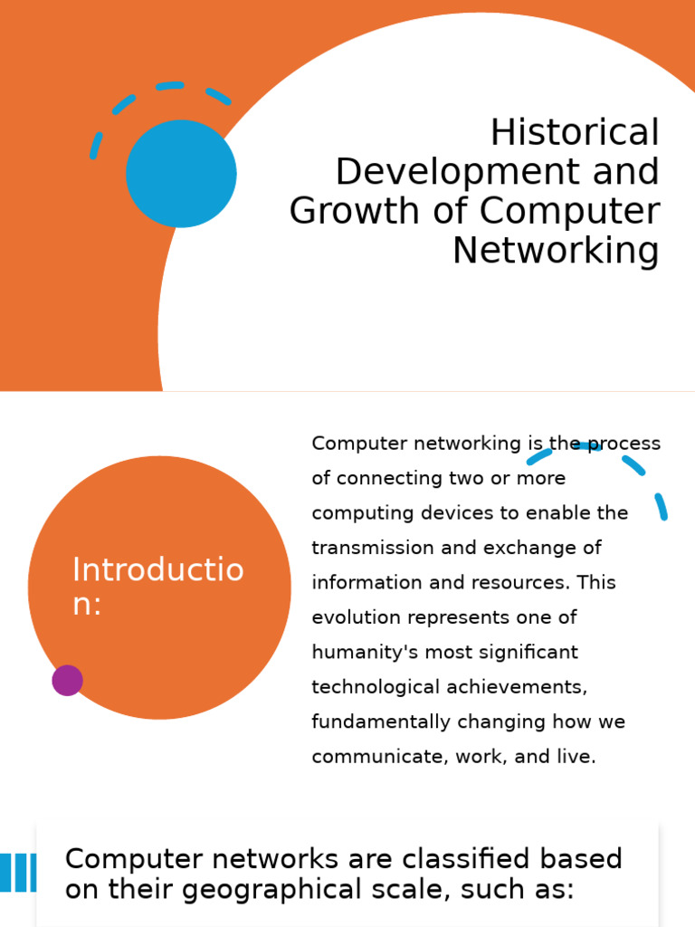 Historical Development and Growth of Computer Networking | PDF | Packet ...