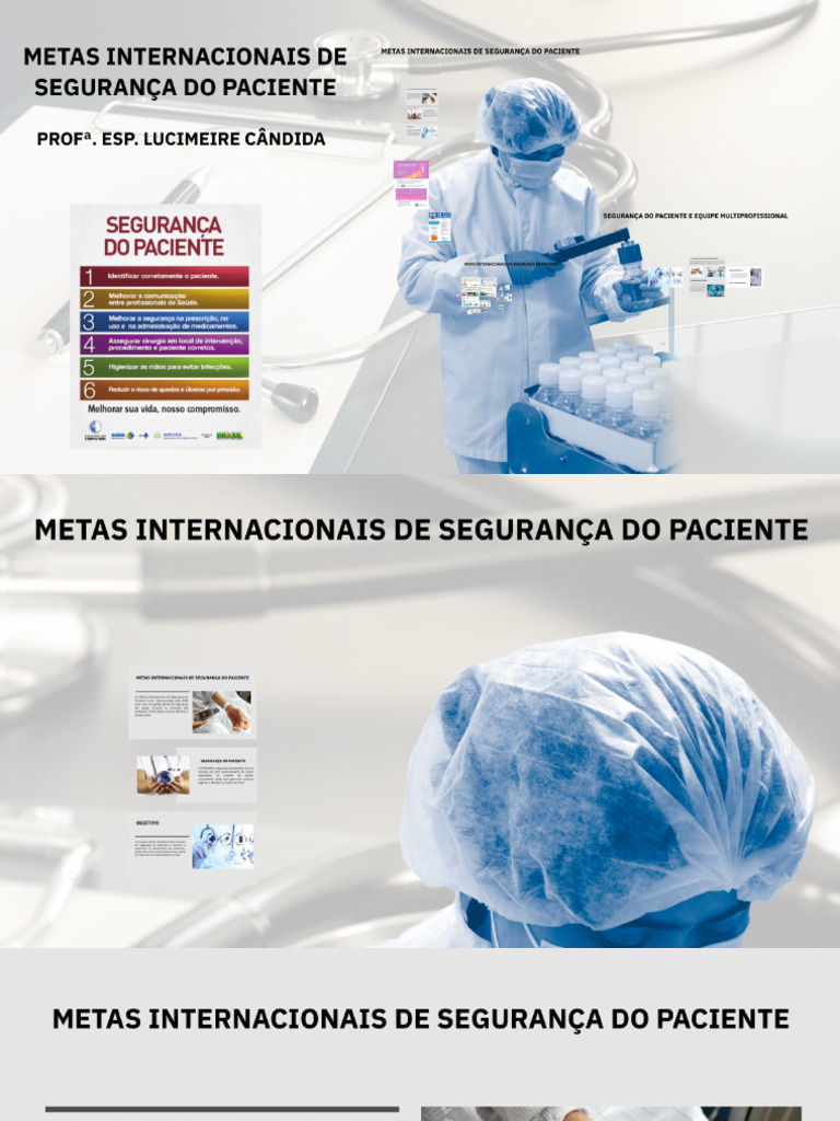 Aula 7 A 12 - Metas Internacionais de Segurança Do Paciente | PDF
