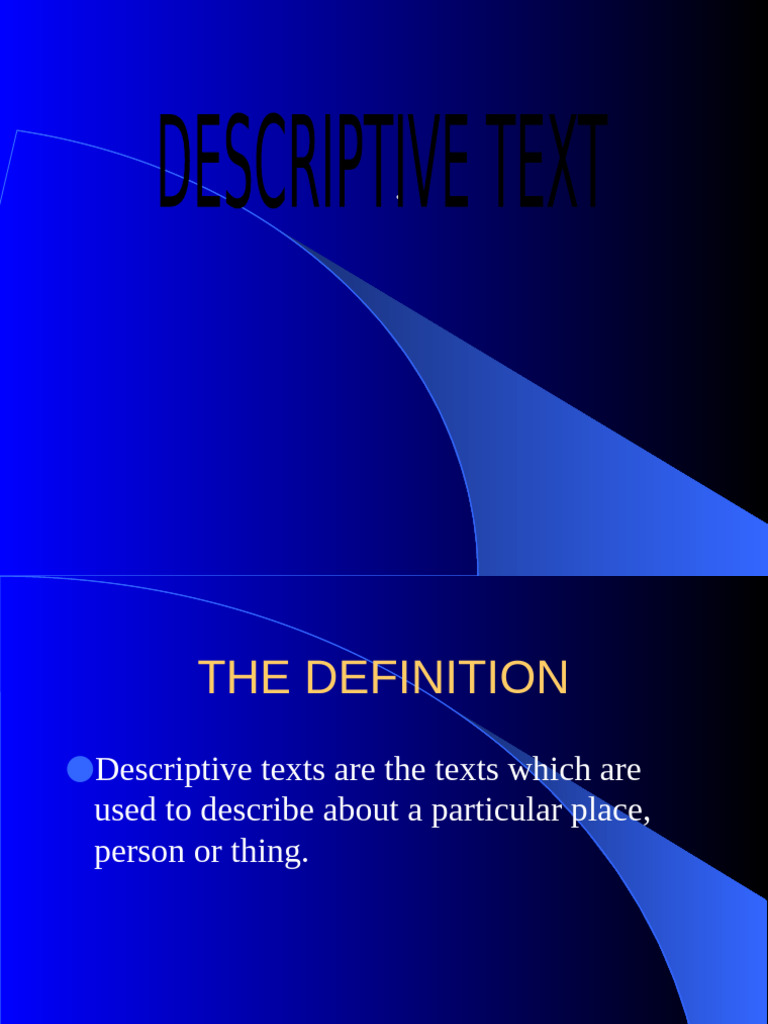 3. A5 DESCRIPTIVE TEXT_MATERI 2 | PDF