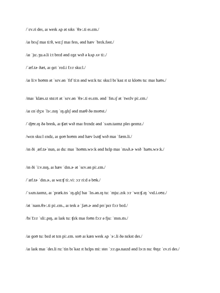 IPA Transcription | PDF