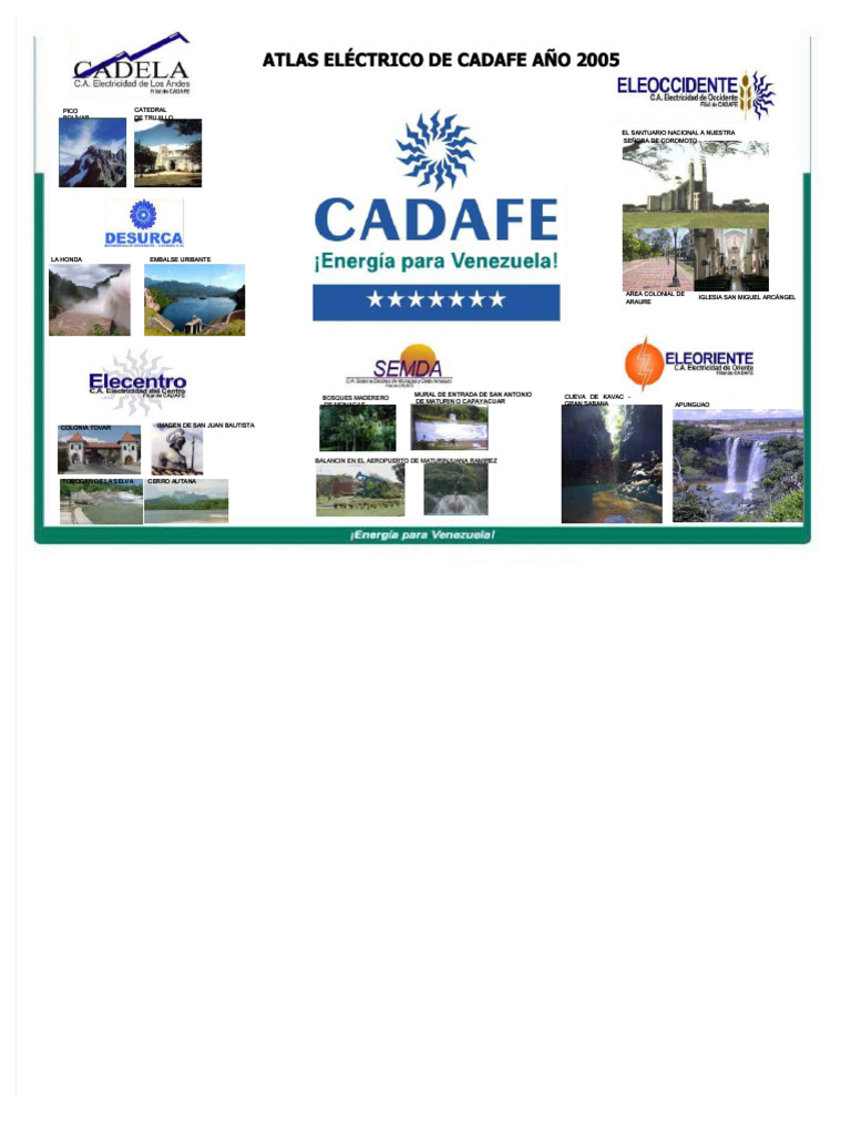 PDF Atlas Electrico Cadafe 2005 Venezuela - Compress | PDF