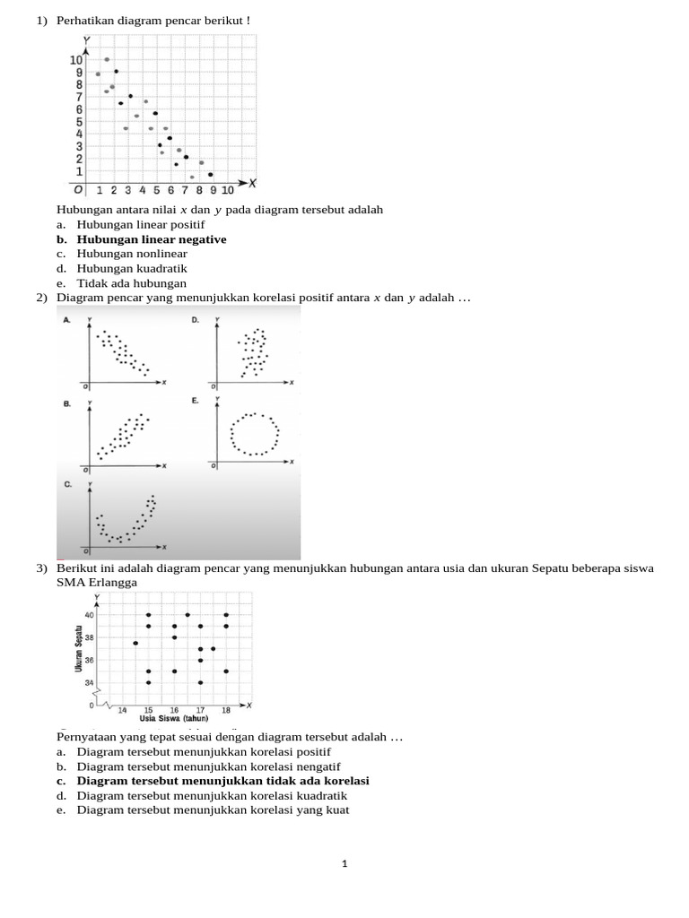 Soal Regresi Linear 1 | PDF