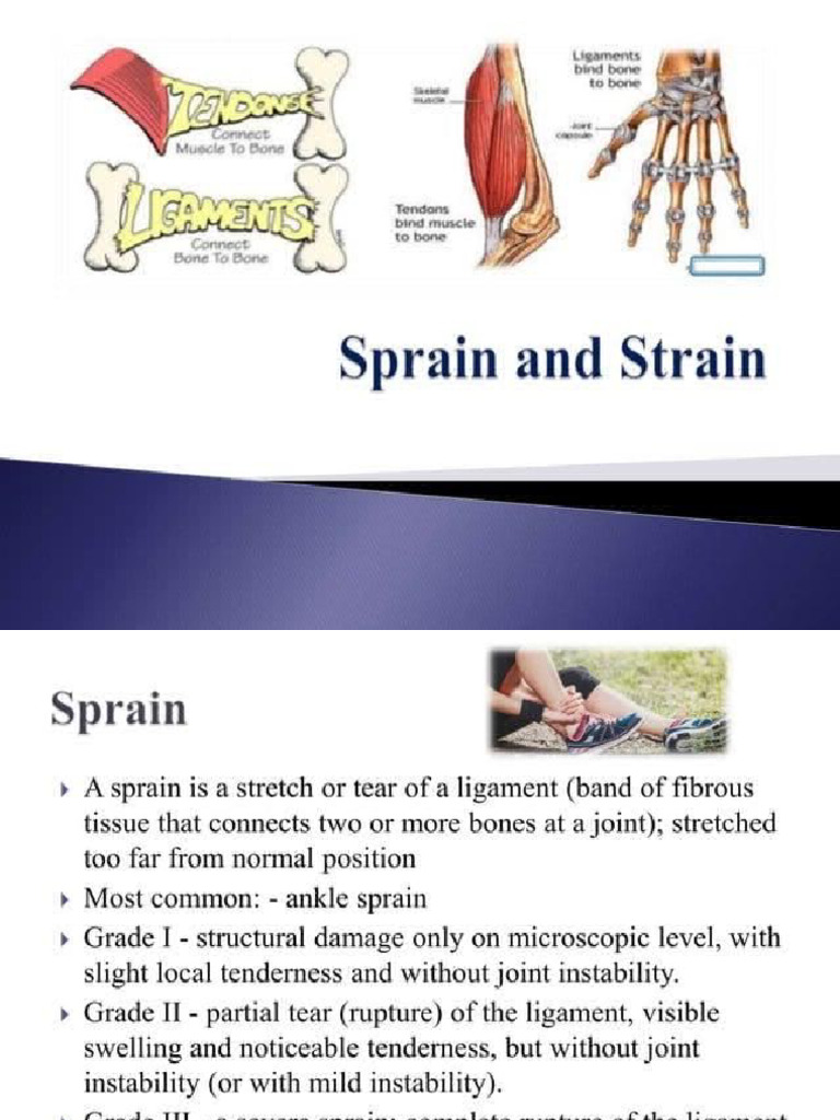 Sprain & Strain | PDF