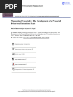 A New Scale For Measuring Adults' Prosocialness PDF | PDF ...