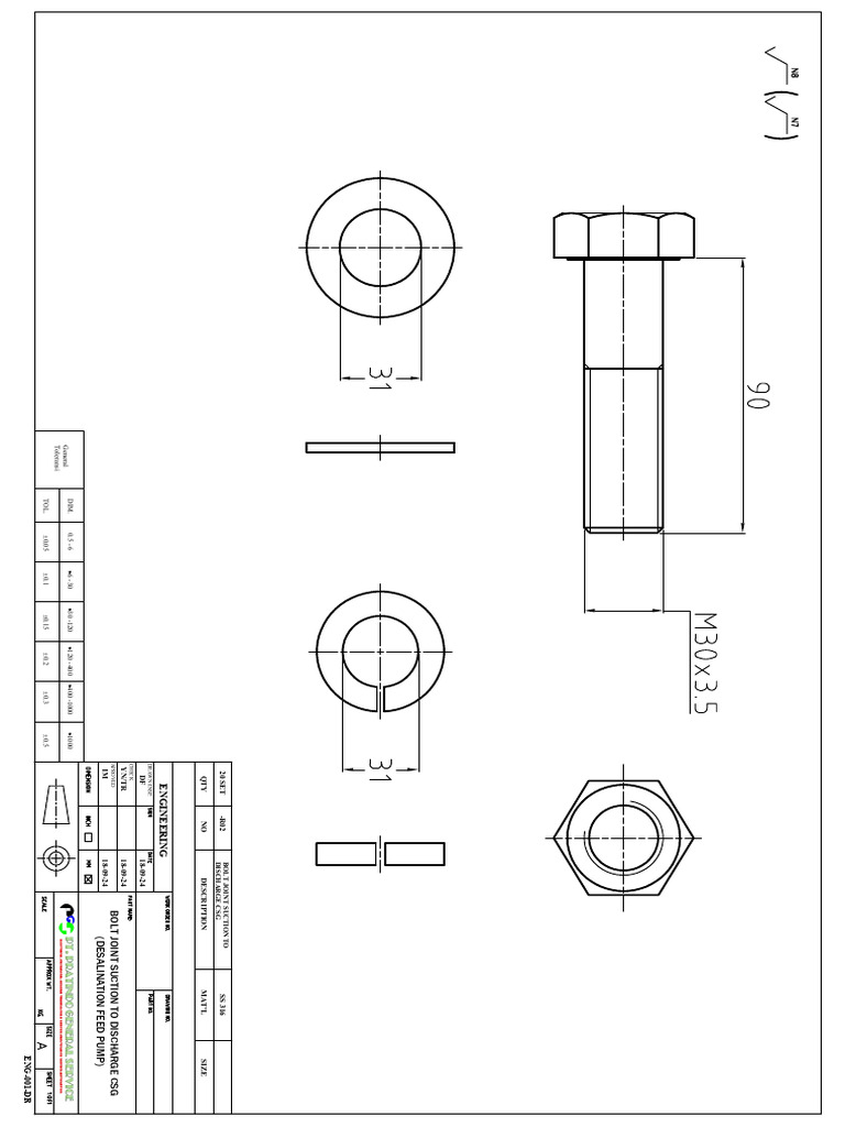 Bolt Joint Suction Discharge | PDF