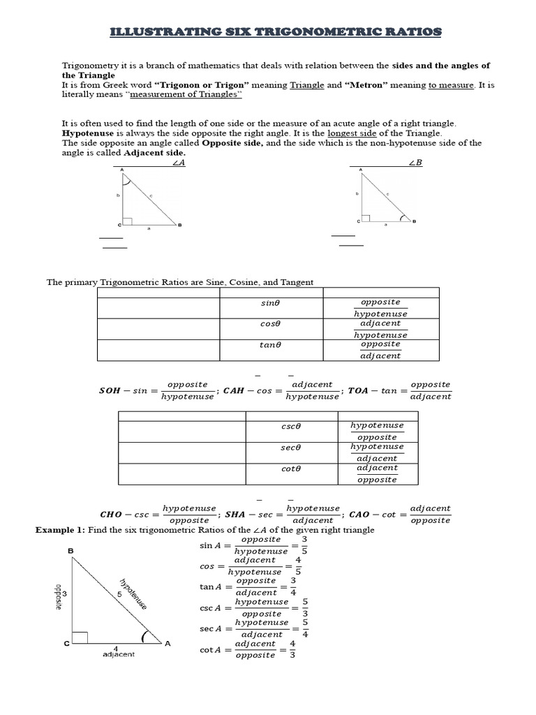 Math 9 4th QTR Lessons Lecture | PDF | Trigonometric Functions ...