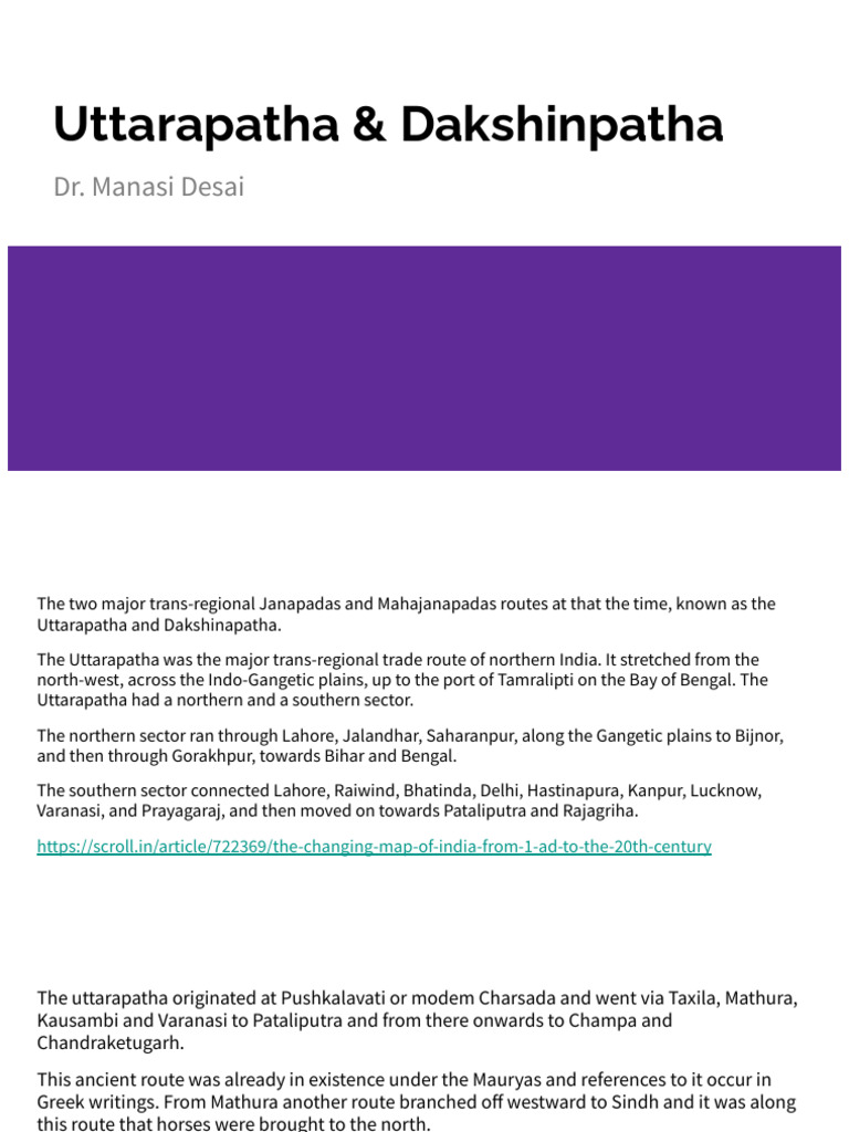 Uttarapatha & Dakshinapatha | PDF | Alexander The Great | South Asia