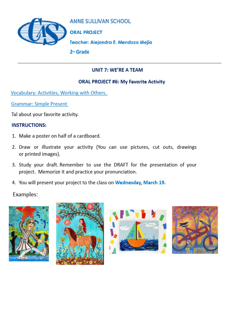 My Favorite Activity | PDF