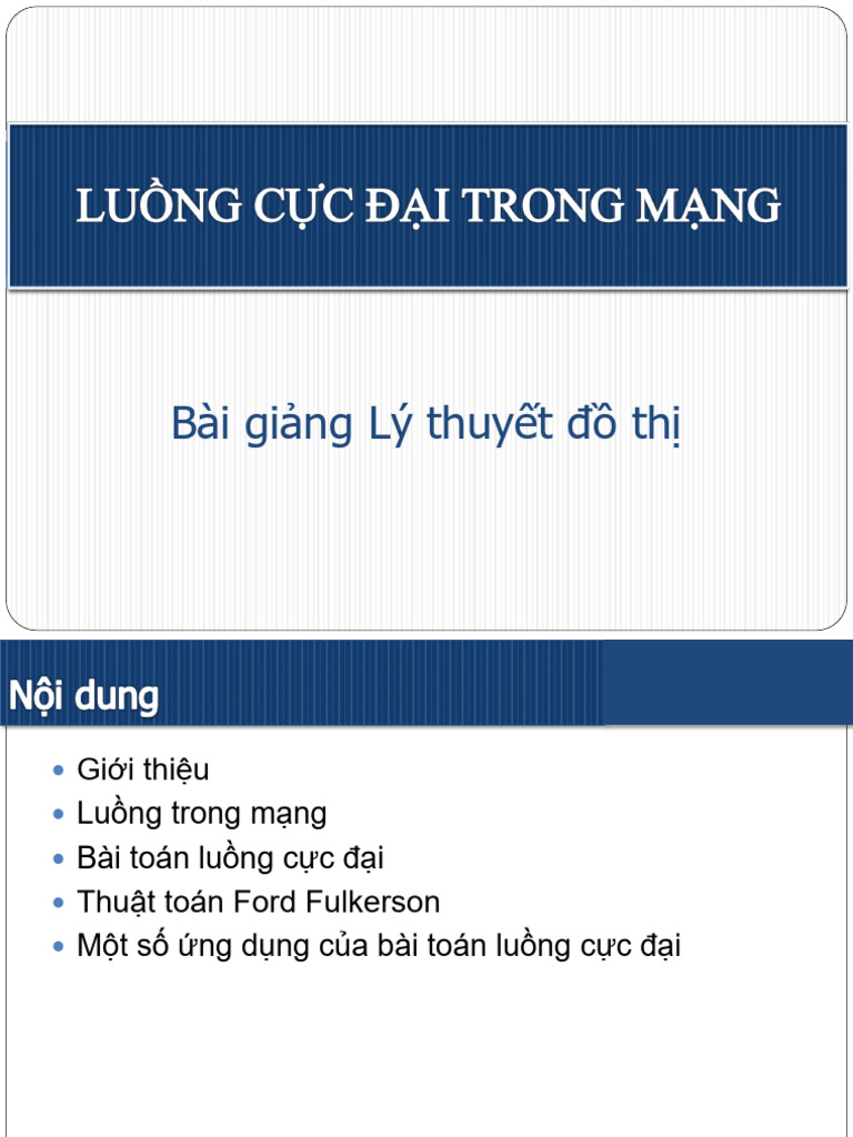 LTDT Chuong 5 - Luong Trong Mang | PDF
