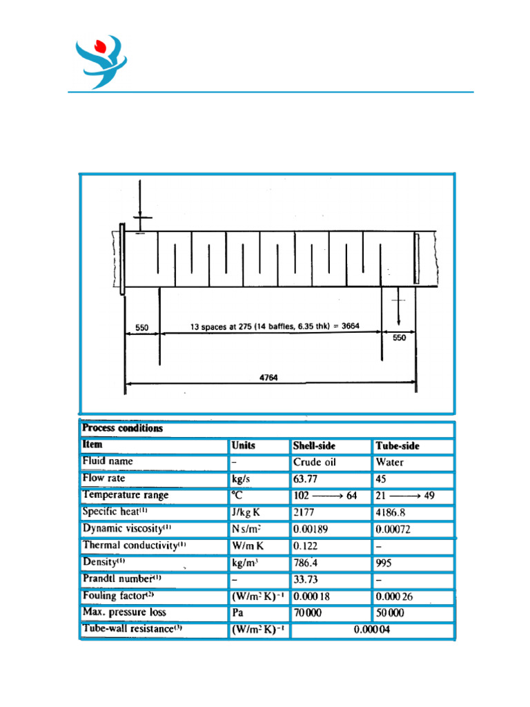 Thermal Design of E-Shell Exchanger | PDF