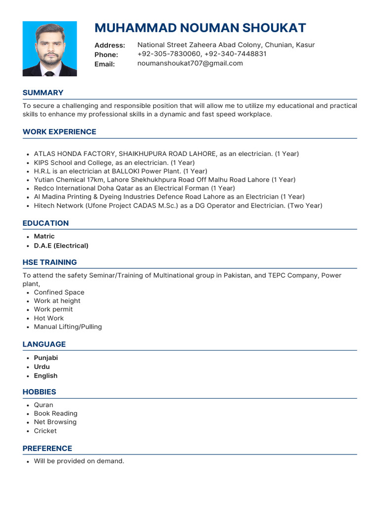 Muhammad Nouman Shoukat | PDF