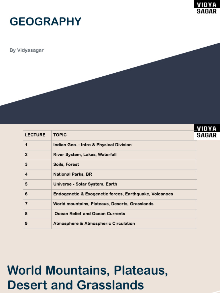 Lec 7 - World Mountains, Plateaus, Deserts, Grasslands_54399708_2025_03 ...