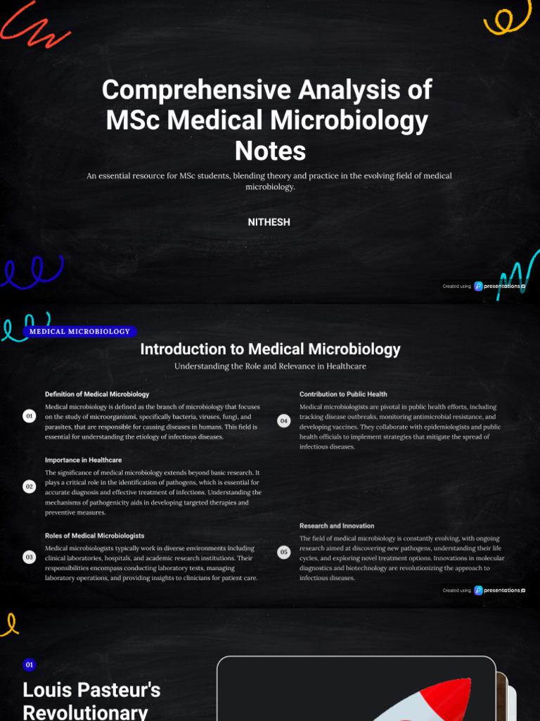 Comprehensive Analysis of MSC Medical Microbiology Notes | PDF
