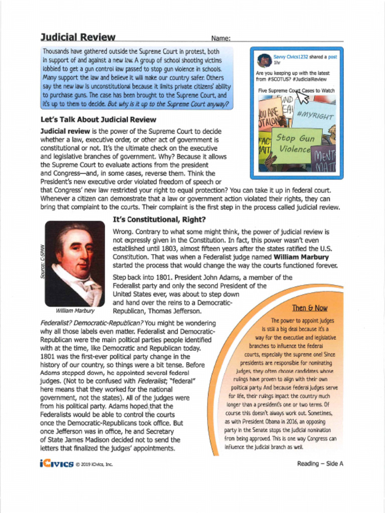 35 Judicial Review Reading | PDF