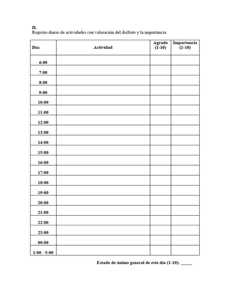 Registro Diario | PDF