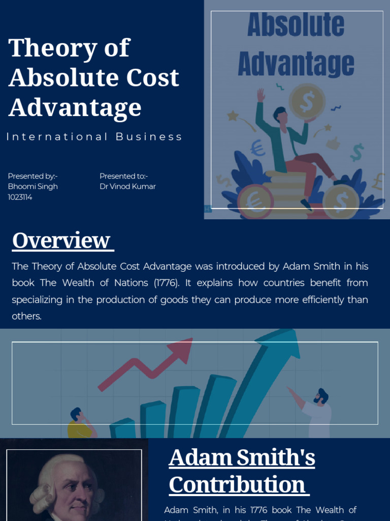 Absolute Cost Advantage | PDF