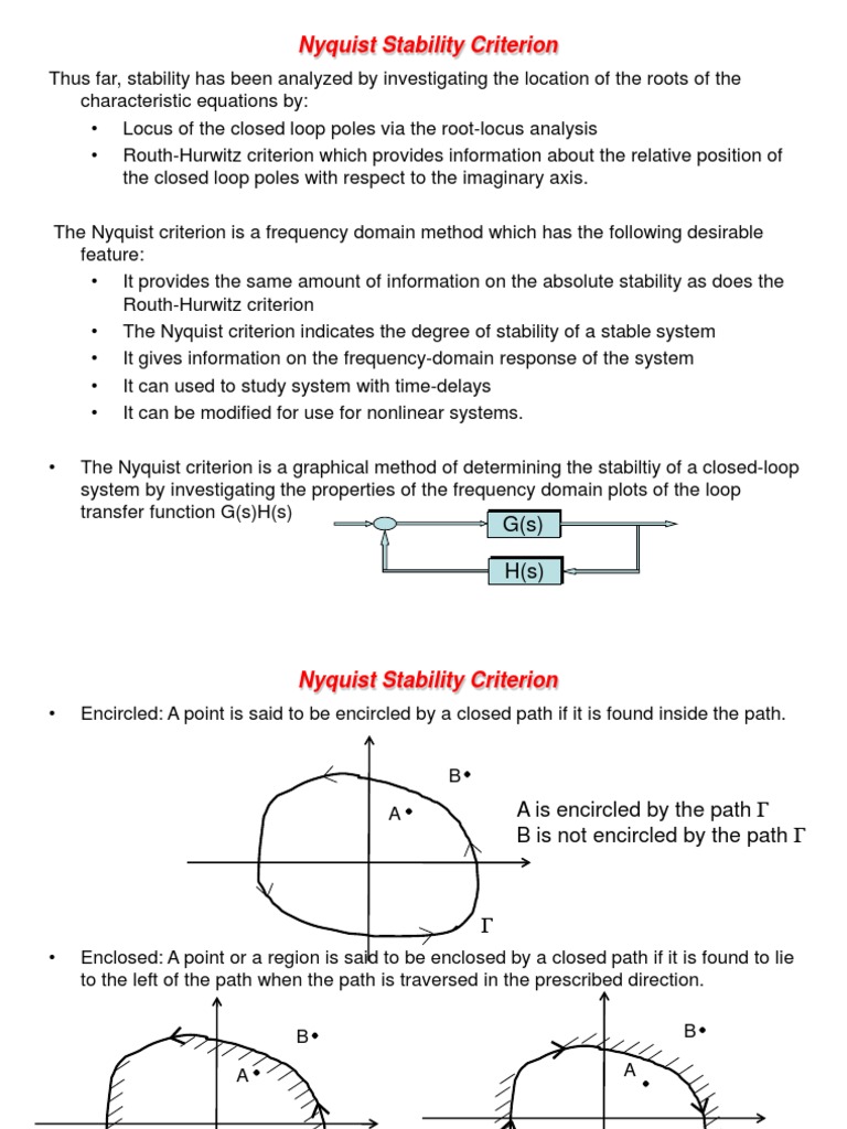 Nyquist | PDF | Control Theory | Electrical Engineering