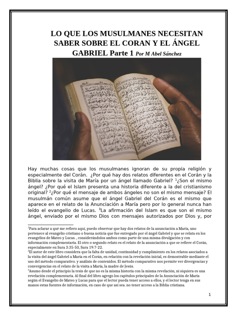 Lo Que Los Musulmanes Necesitan Saber Del Corán 7743 B | PDF | Profetas ...