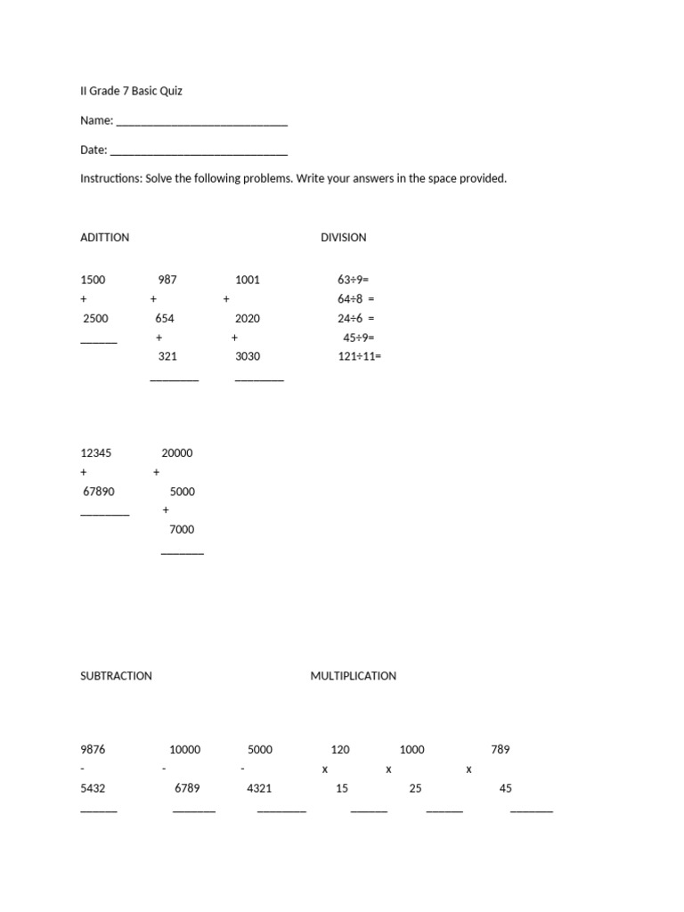 Grade 7 Basic Q-WPS Office | PDF