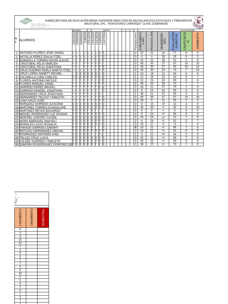 Listas 2024-2025 | PDF