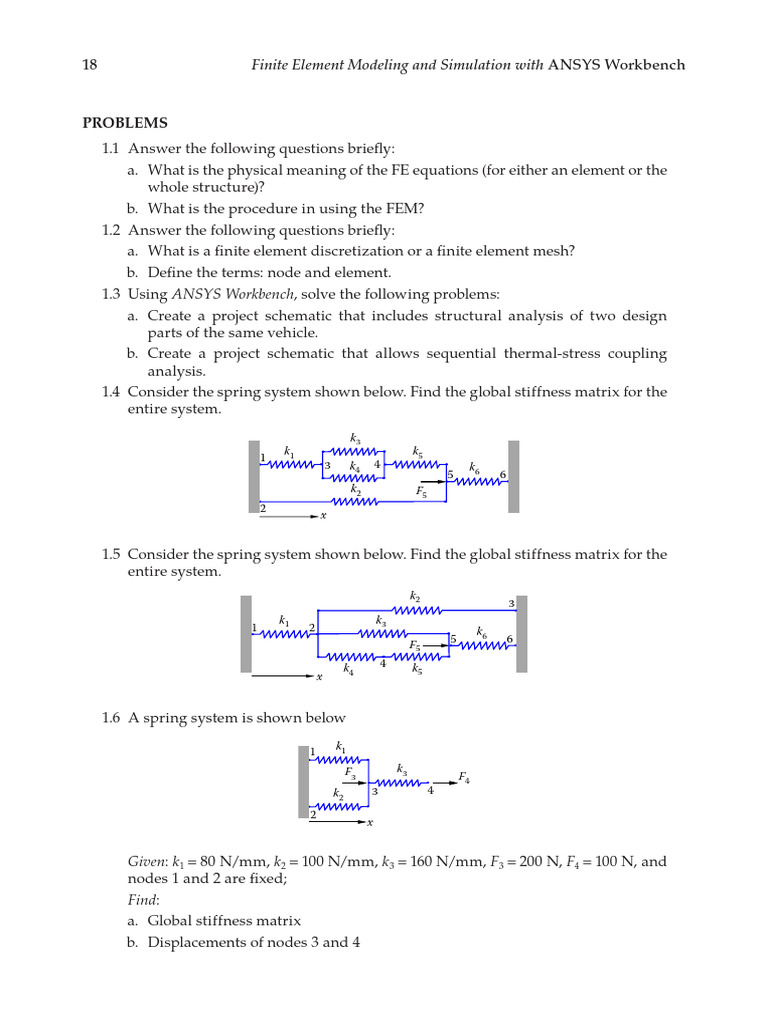 Finite Element Modeling and Simulation with ANSYS Workbench_Pages-18 | PDF | Finite Element ...