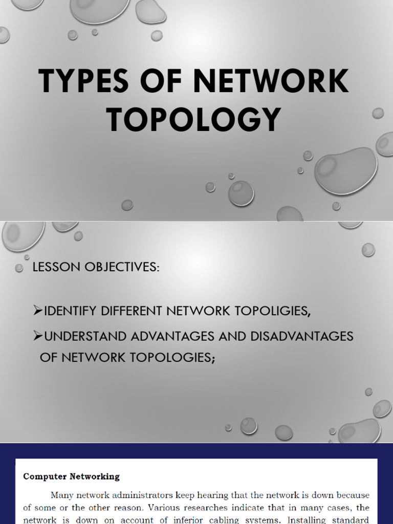 Understanding Network Topologies | PDF | Network Topology | Network ...