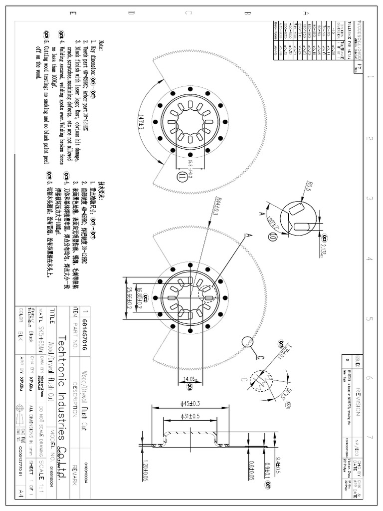 681457016 Model Blade, Wooddrywall Flush Cut , Sk5+65mn Wo Logo | PDF
