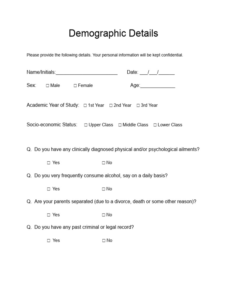 UMD Form | PDF