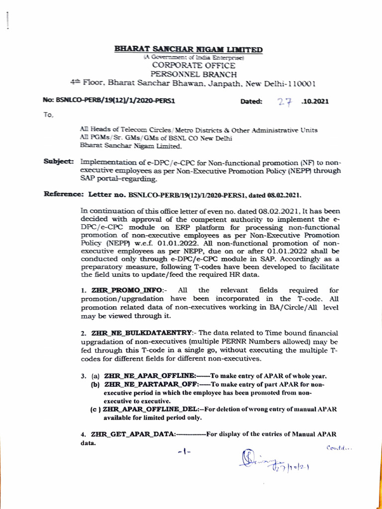 NEPP E-DPC Letter 27102021 | PDF