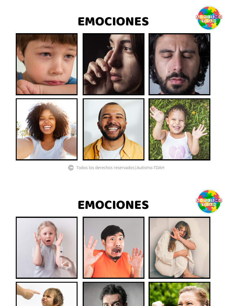 Apoyo Visual para Reconocer Emociones en TEA | PDF