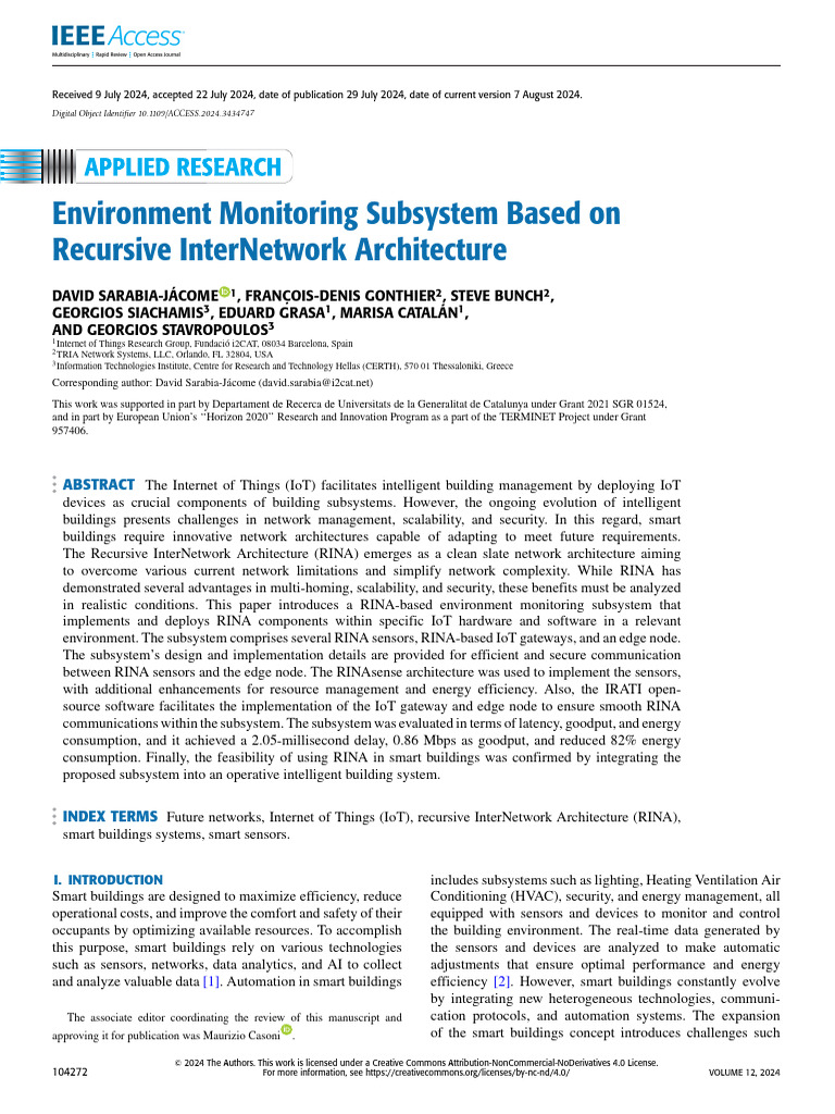 Environment Monitoring Subsystem Based On Recursive InterNetwork ...