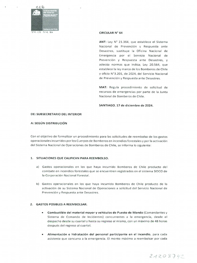Circular 64 MI | PDF