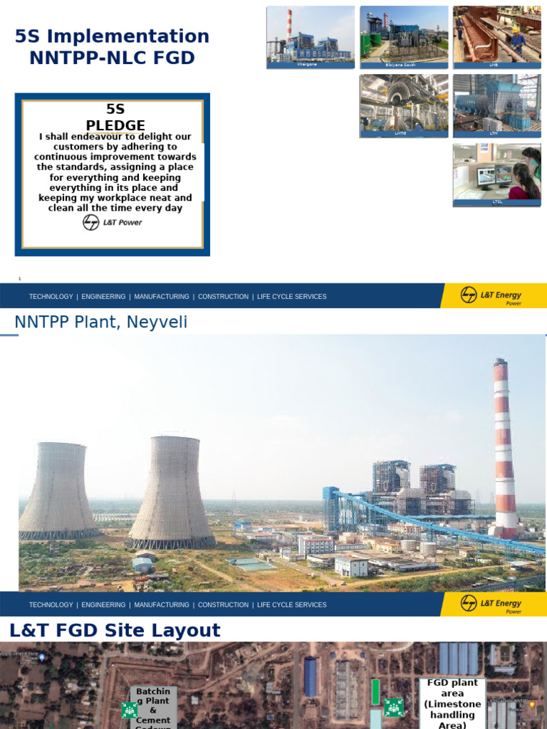 5S Zone Mapping - NLC FGD Project | PDF