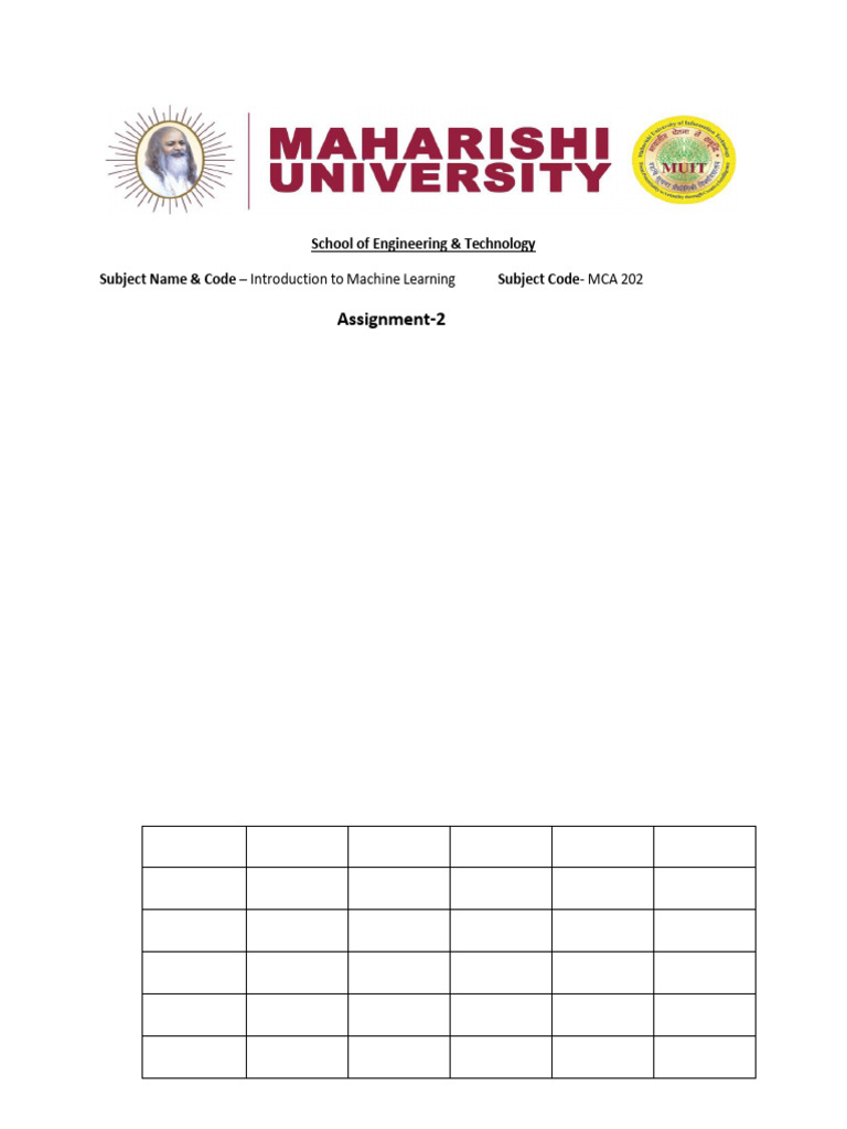 ML Assignment 2 | PDF