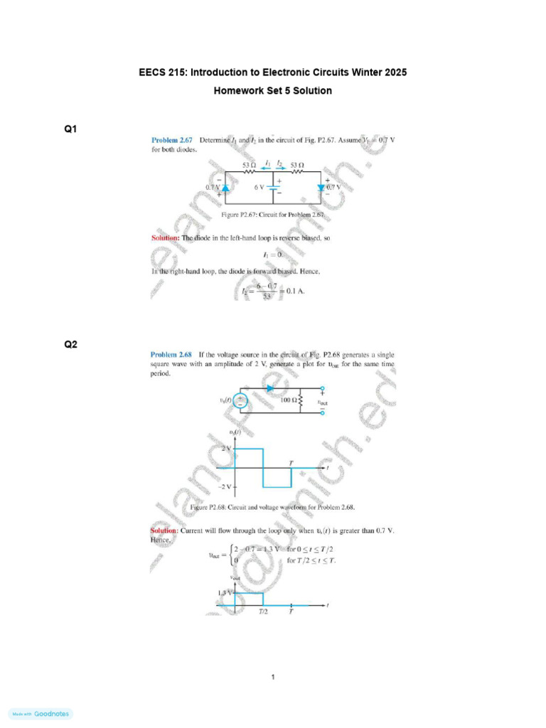 HW5_Sol | PDF | Electronic Engineering | Electrical Engineering