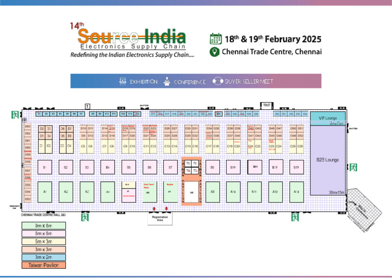 14th Source India - Stall Layout | PDF