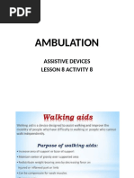 Stages and Techniques of Ambulation | PDF | Walking | Elbow