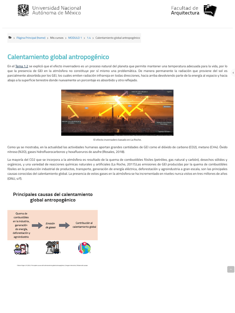 MODULO 1_ Calentamiento global antropogénico | PDF | Gases de efecto ...