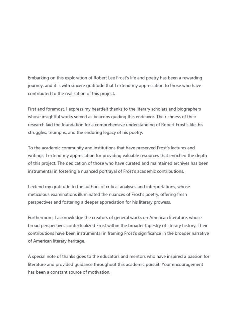 9th English Project On The Biography of Robert Frost For 9th Class ...