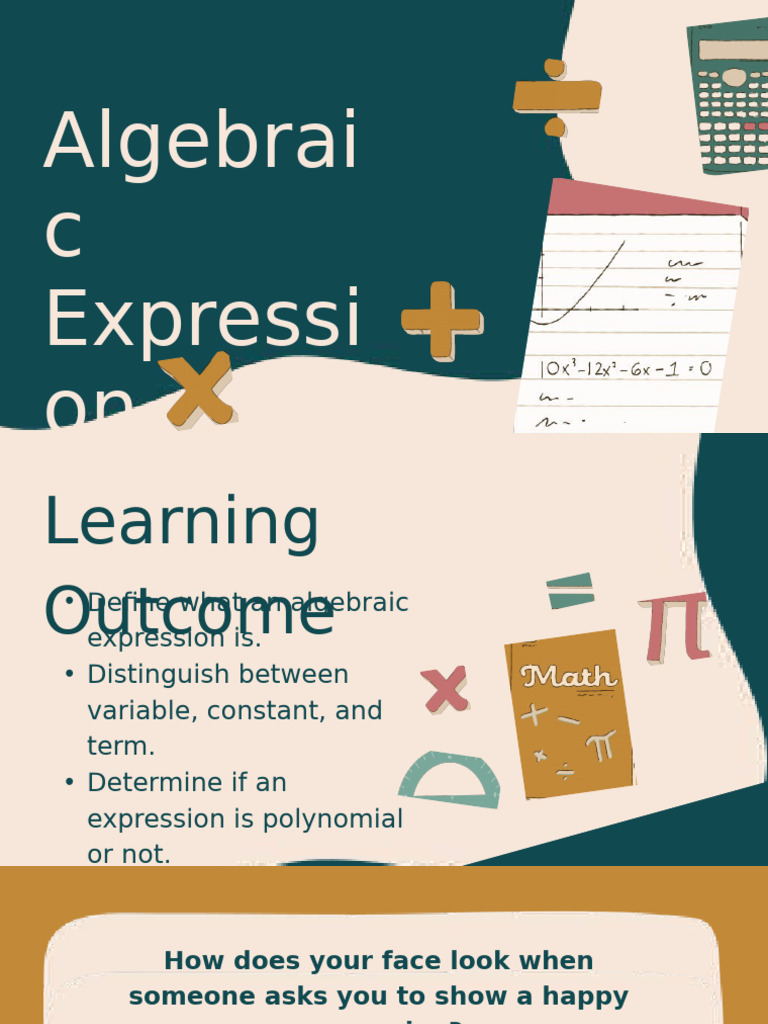 Algebraic Expression | PDF | Variable (Mathematics) | Polynomial